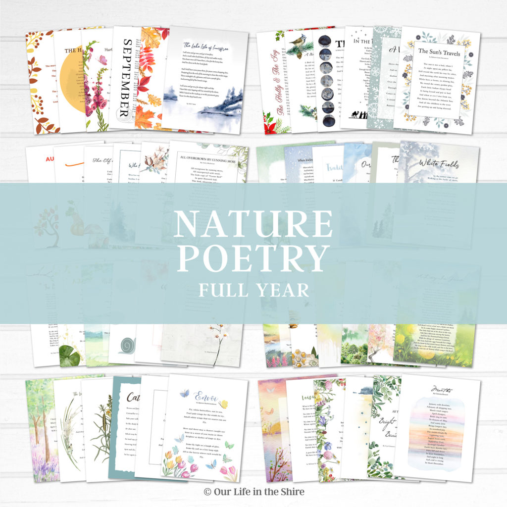 Seasonal Nature Poem Printables are HERE! - Our Life in the Shire
