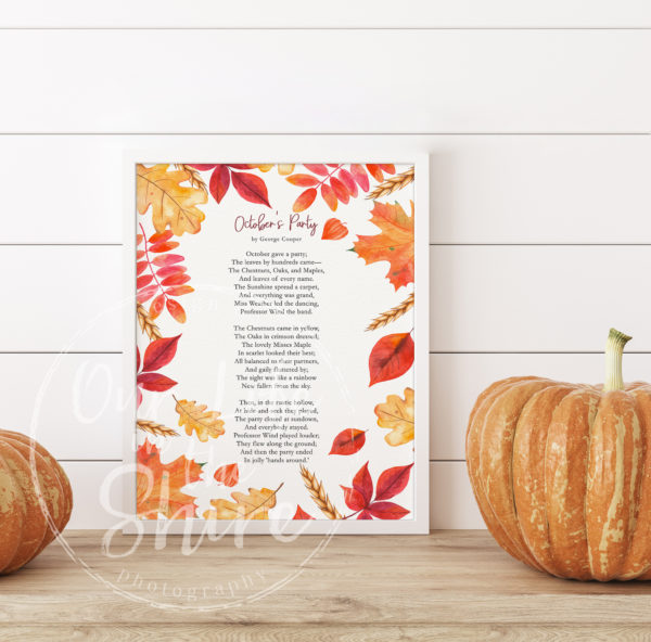 Seasonal Nature Poem Printables are HERE! - Our Life in the Shire