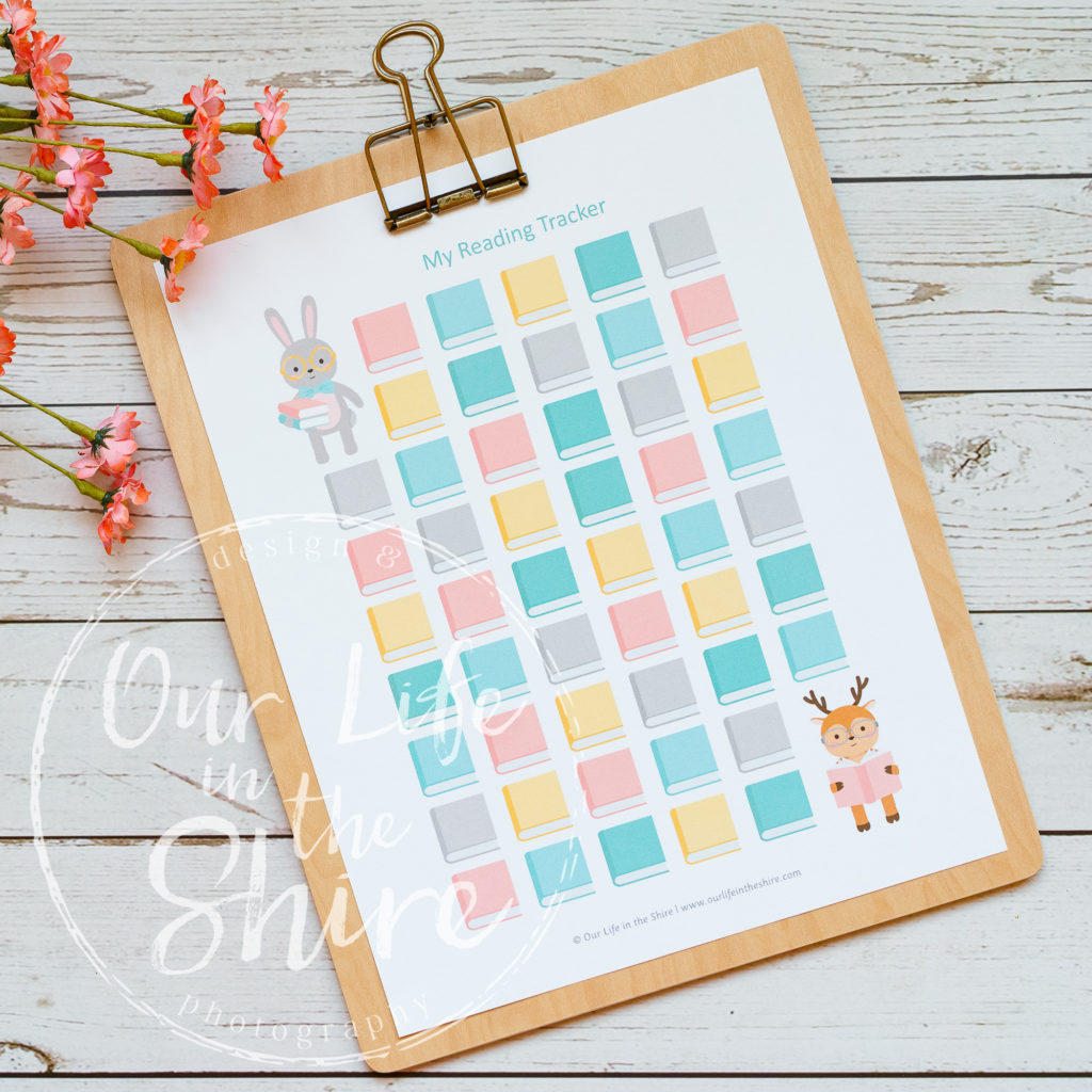 Free Reading Tracker for Kids - Our Life in the Shire