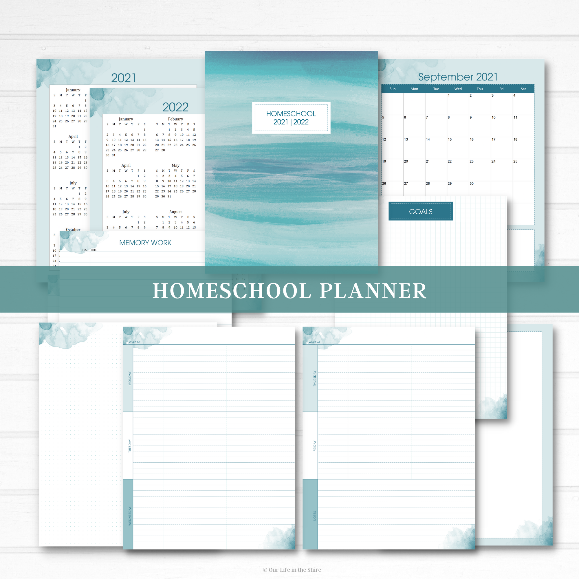 NEW & IMPROVED Homeschool Planner - Our Life in the Shire