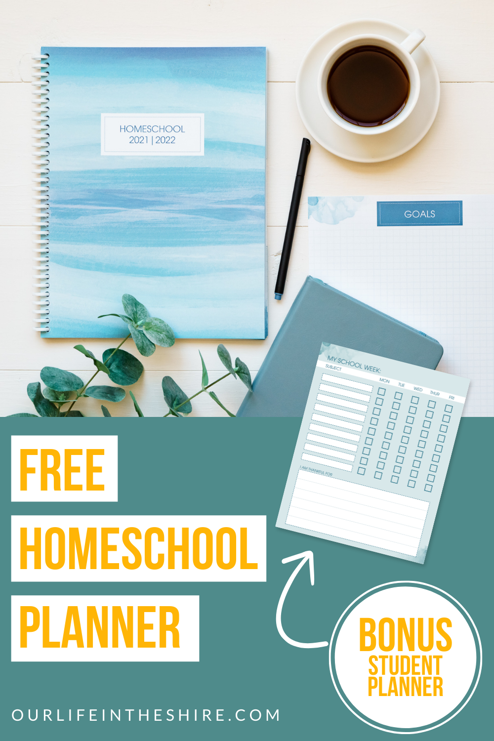 NEW & IMPROVED Homeschool Planner - Our Life in the Shire