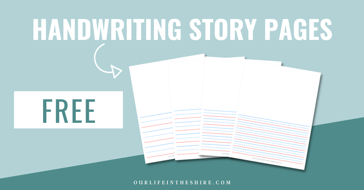 Free Handwriting Story Pages - Our Life in the Shire